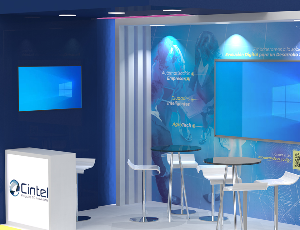 Andicom: Stand CINTEL - Guio | Contamos Historias